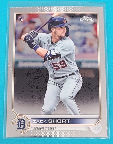 2022 Topps Chrome RC #86 Zack Short Detroit Tigers BASEBALL Card U5 | eBay