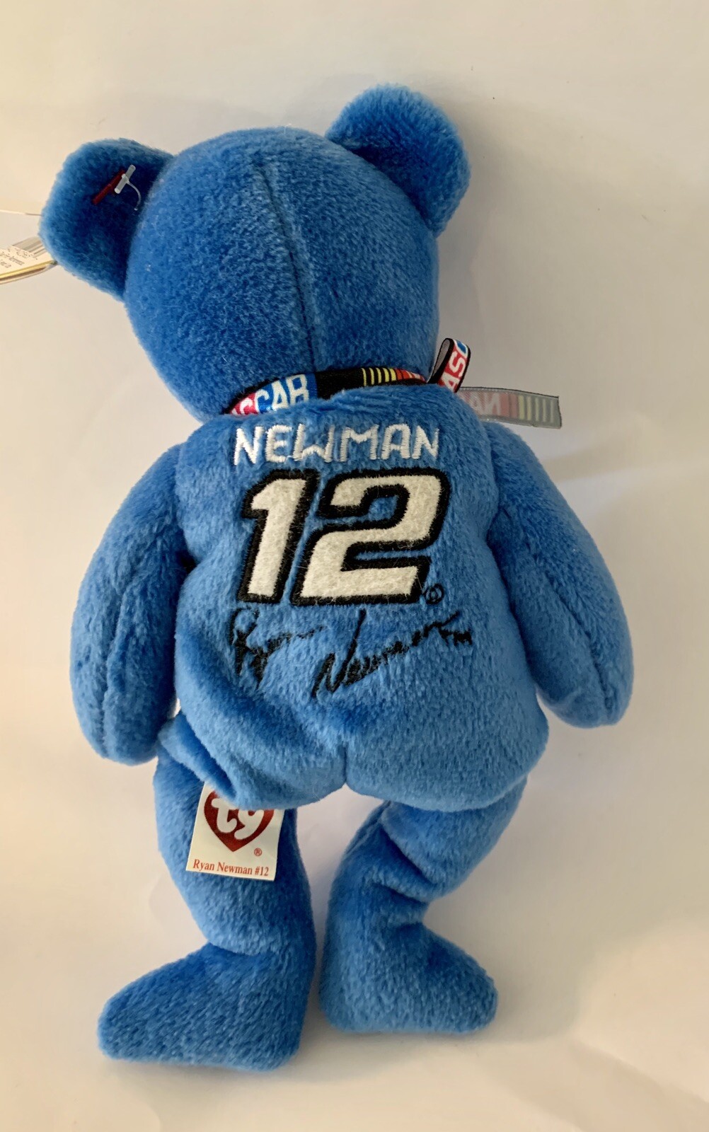 TY Beanie Baby - RACING the Nascar Bear Ryan Newman Alltel Penske ...