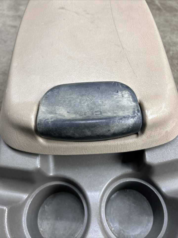 1999-2004 Ford Excursion Center Console Assembly Box OEM Tan | eBay