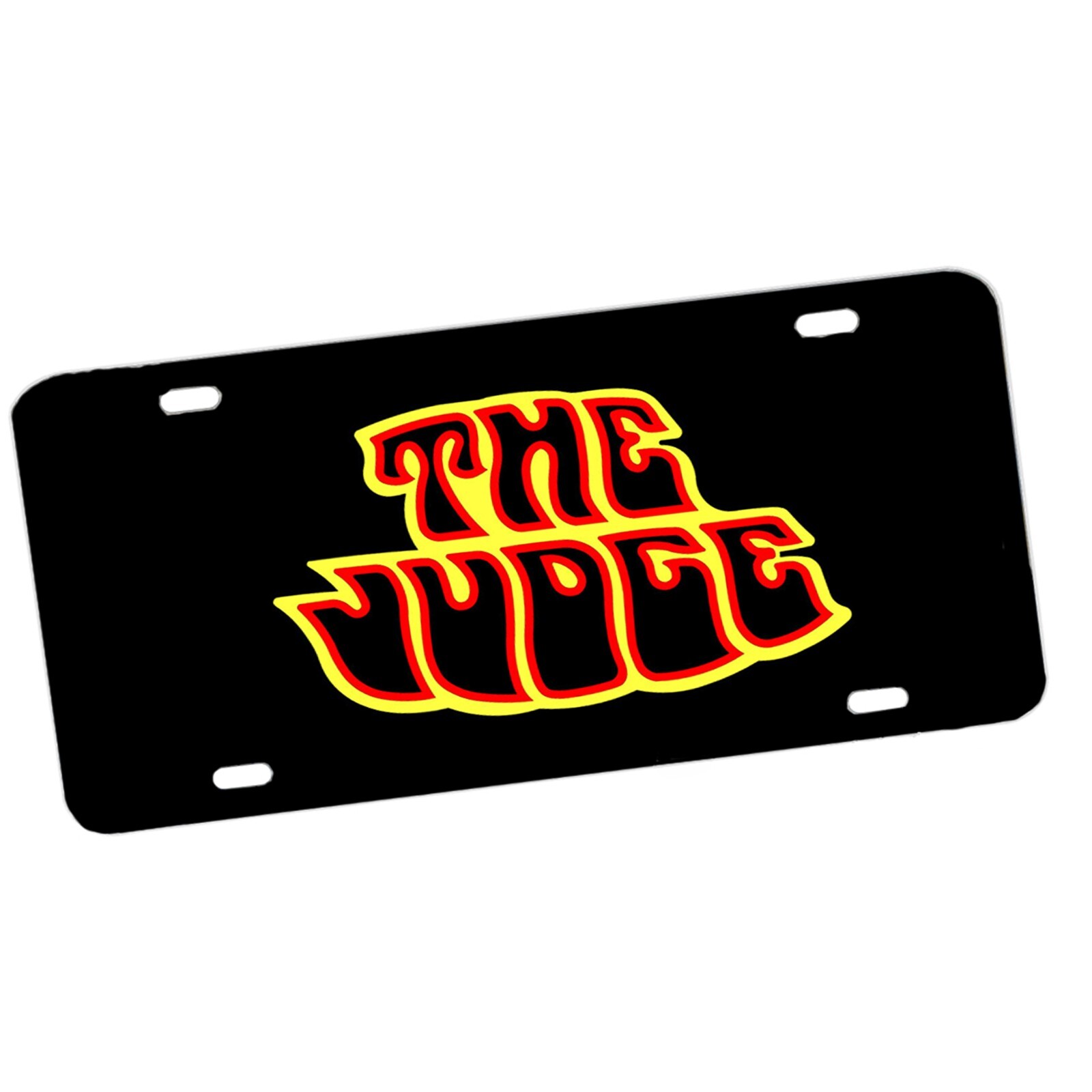 2 Pontiac GTO The Judge Emblem Red & Black Colors Muscle Car License ...