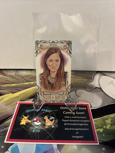 2021 Topps Allen and Ginter Mini Black Border #206 Sarah Spain | eBay