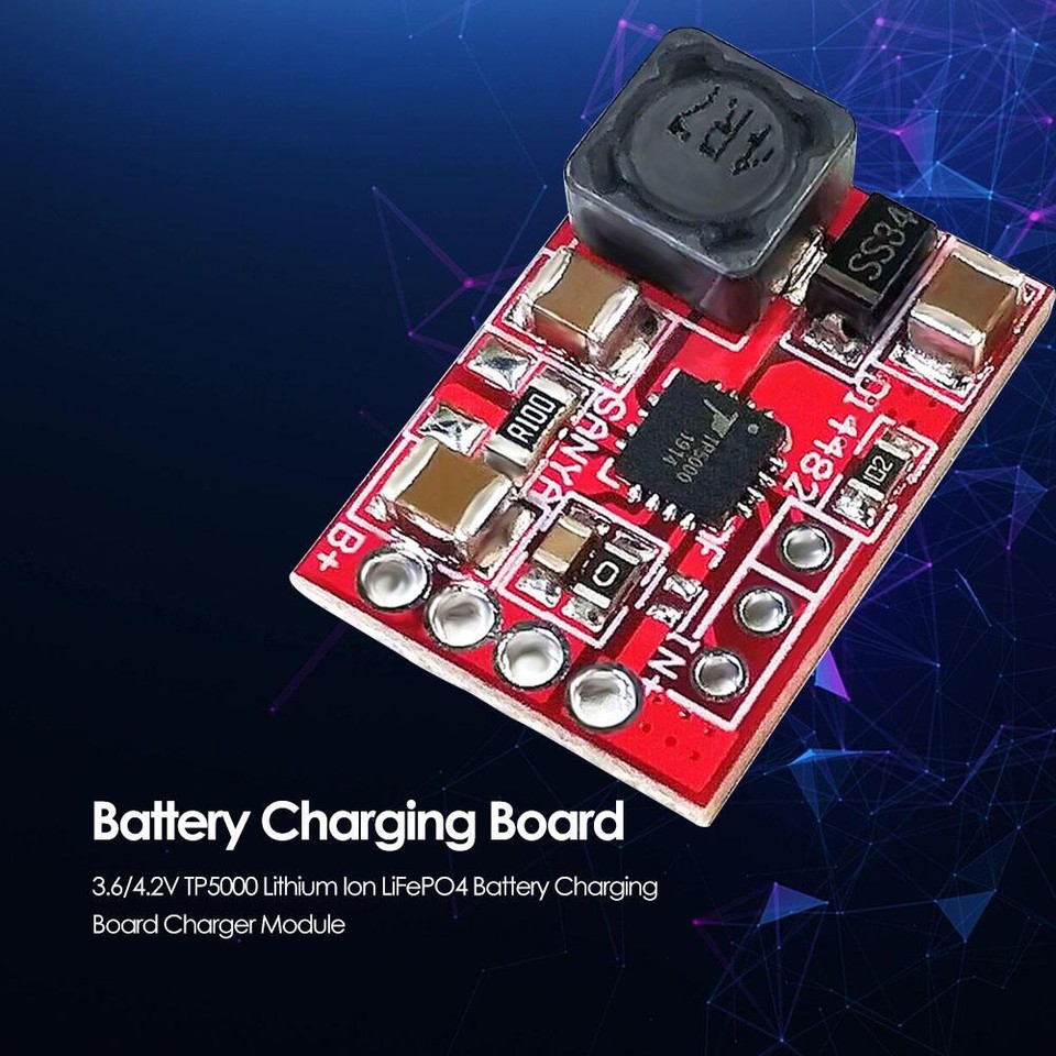 3.6/4.2V TP5000 Lithium Ion LiFePO4 Battery Charging Board Charger ...