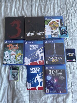 Lot Of 7 Brand New Sealed Ps4 PlayStation 4 Games Bundle Weird West ...