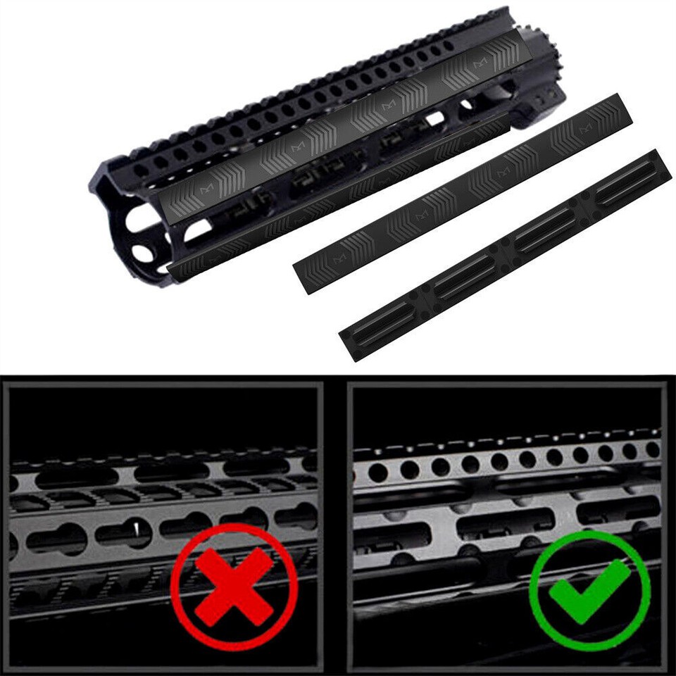 MLOK Rail Hand Protection M-lok Rail Cover Panel for M-lok System Black ...