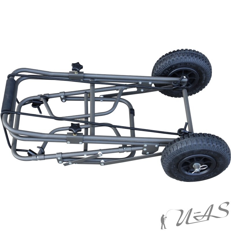 Delta Fishing Trolley Luftbereifung Carp Barrow XL Angelkarre ...