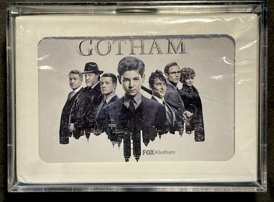 Gotham SEALED Exclusive Promotional Unopened Playing Cards Batman TV ...