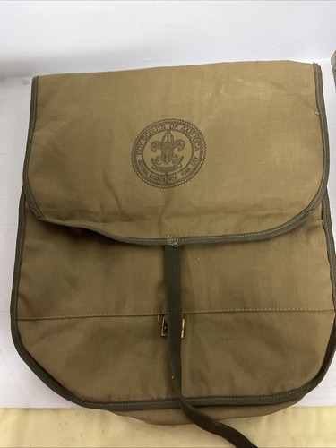 Vintage Boy Scouts BSA National Council New York City Canvas BackPack ...