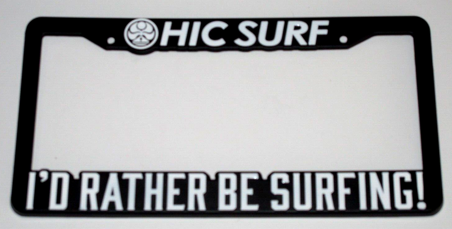 HIC Hawaiian Island Creations Hawaii License Plate Frame Rather Be ...
