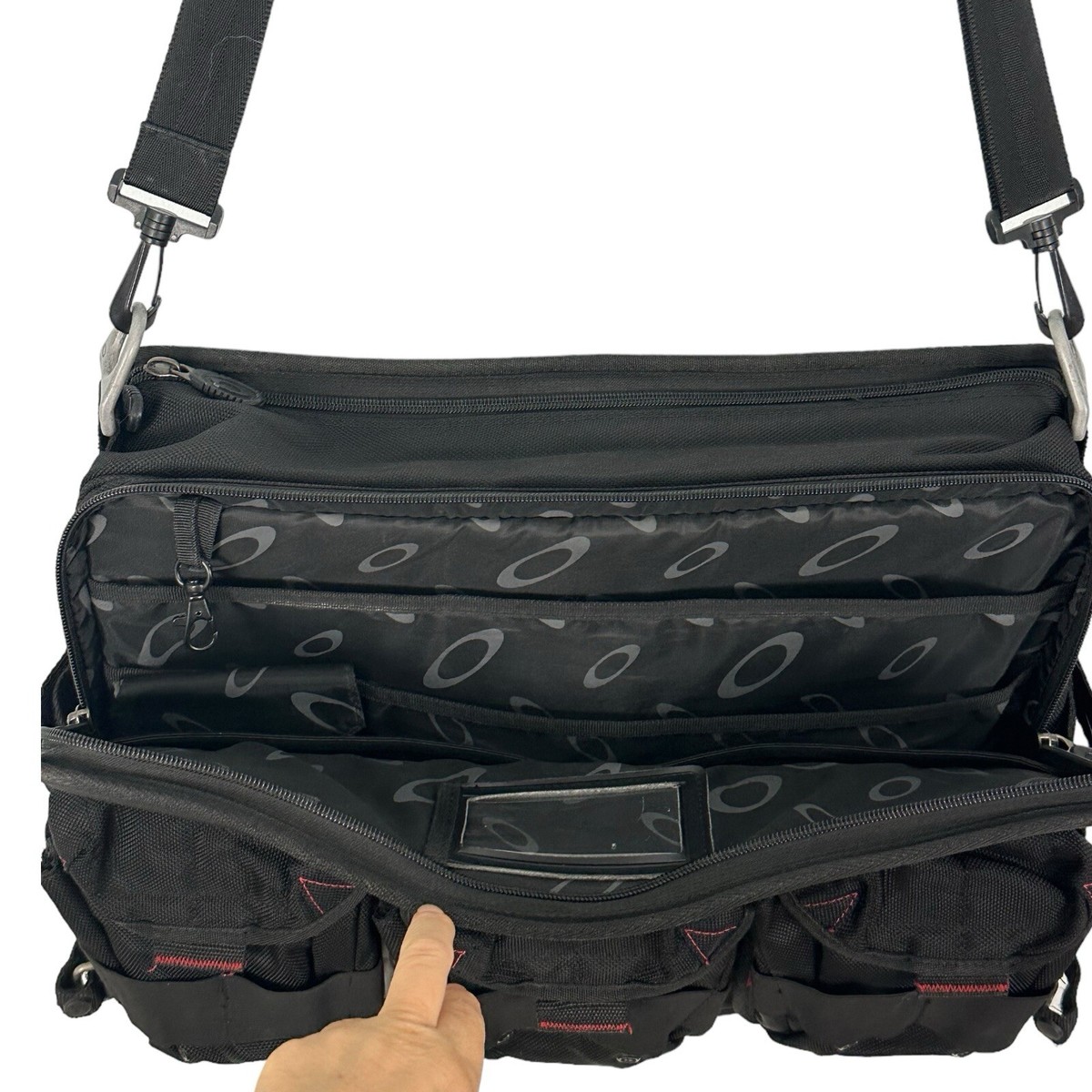 Oakley Tactical Field Gear Black Ballistic Nylon Messenger Oakley Tactical Field Gear Black Ballistic Nylon Messenger
