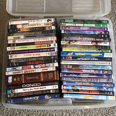 Lot of 39 Assorted Movies DVD Drama Action Comedy Thriller Wholesale ...