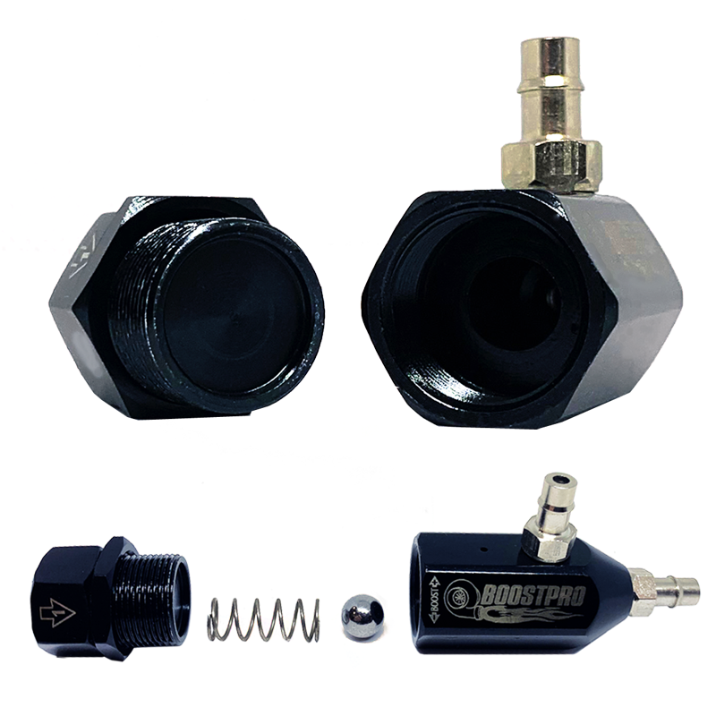 BoostPRO BLACK Boost Tee Manual Boost Controller Kit Smart Turbo MBC GBCV | eBay