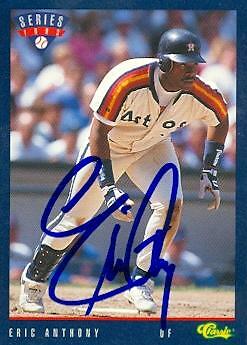 Eric Anthony autographed Baseball Card (Houston Astros) 1993 Classic # ...