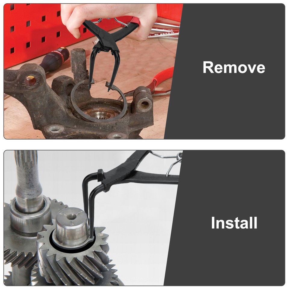 Car Internal Master Cylinder Snap Ring Pliers Circlip Pliers 90 Degree ...