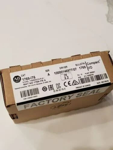 New Allen-Bradley 1769-IT6 Ser A CompactLogix Thermocouple/mV Module ...