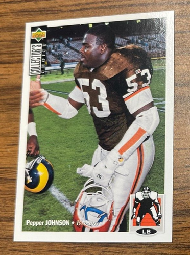 1994 Upper Deck Card # 373 Pepper Johnson - Cleveland Browns | eBay