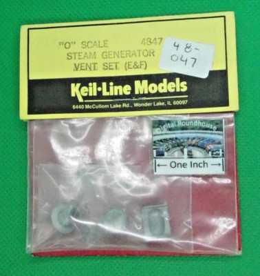 Keil-Line Models (Scale City) O #48-047 STEAM GENERATOR VENT SET ...