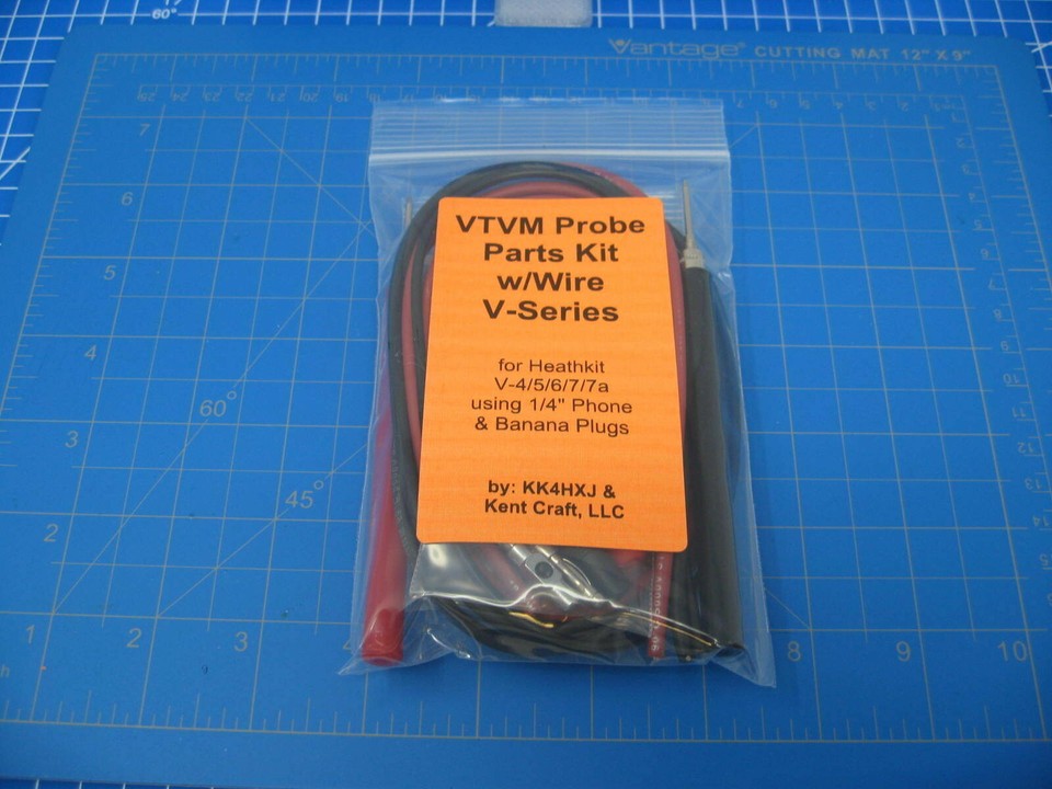 Heathkit VTVM - Deluxe Probe Kit - Complete kit - All V-4/5/6/7A 3 Wire ...