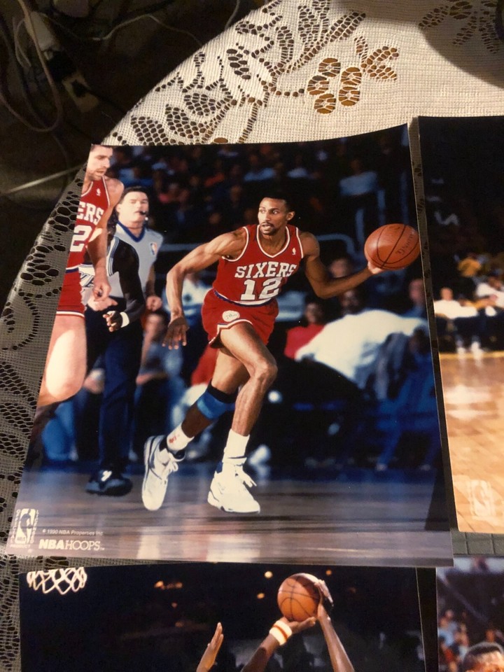 1990 LOT OF 6 LICENSED NBA HOOPS BASKETBALL COLOR PHOTOS EX--MINT | eBay