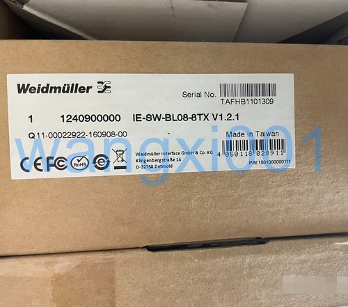 1PCS NEW Weidmuller 1240900000 IE-SW-BL08-8TX DHL Fast Delivery | eBay
