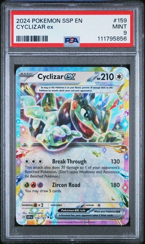 2024 POKEMON SSP EN-SURGING SPARKS #159 CYCLIZAR EX PSA 9 | eBay