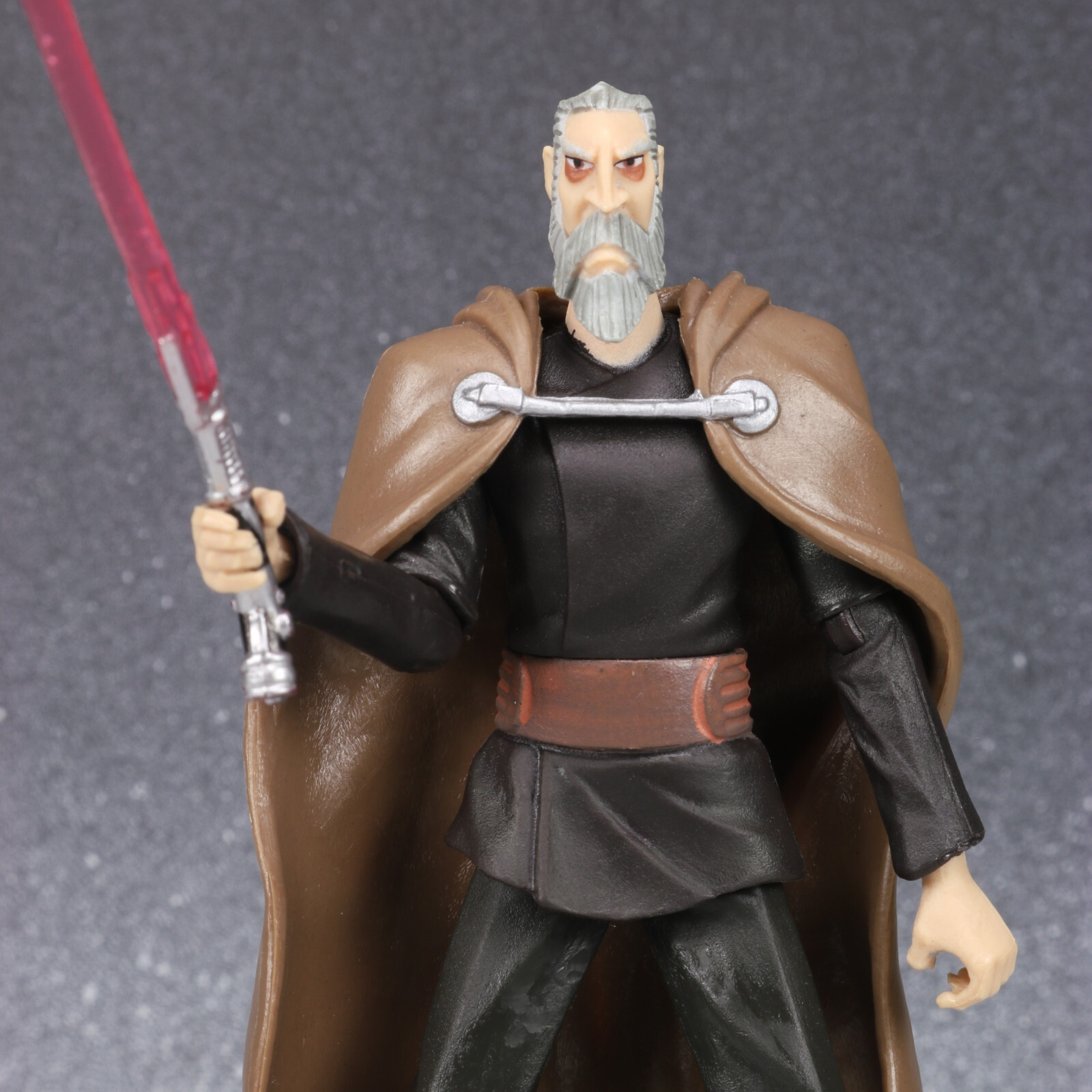 Star Wars Clone Wars COUNT DOOKU Darth Tyranus 3.75" Animated Action ...