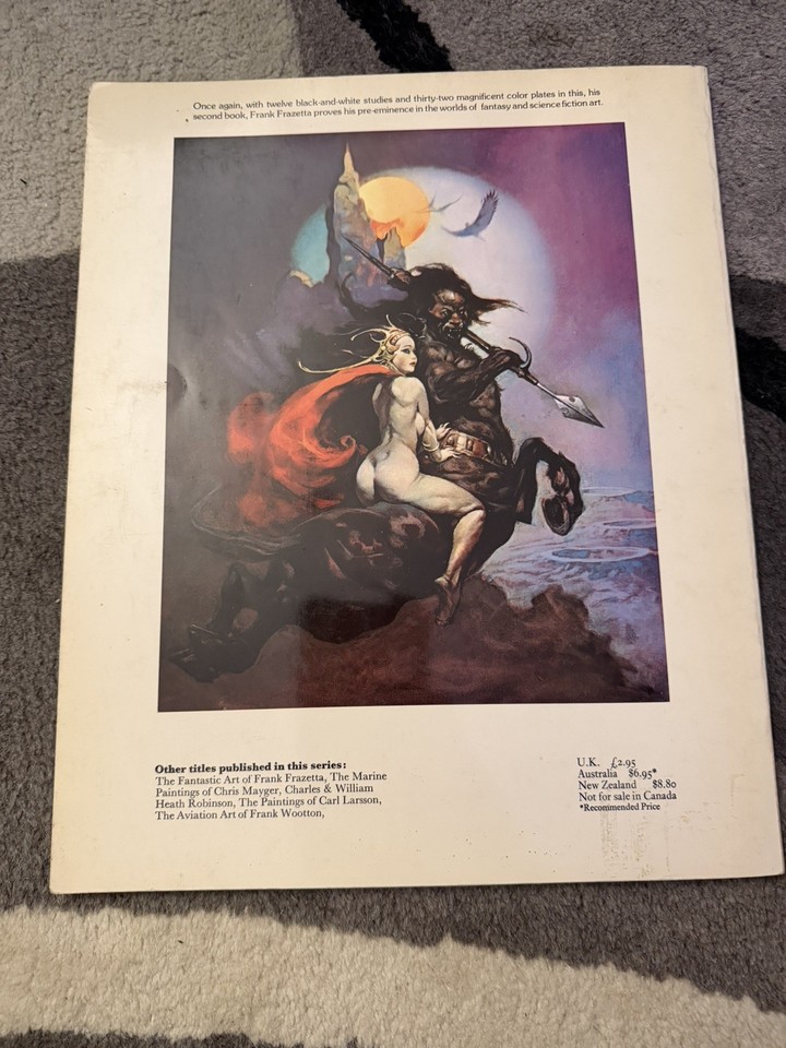 Frank Frazetta Book Two. 1977. Fantasy Art Book. NICE - 1st US Edition ...