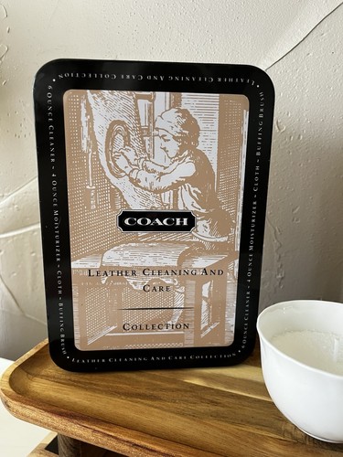 Authentic Coach Brand Leather Cleaning and Care Kit in Original Tin | eBay