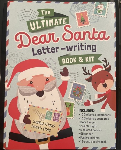 Dear Santa Letter-Writing Book & Kit 2 Open Kits Combined Christmas Fun ...