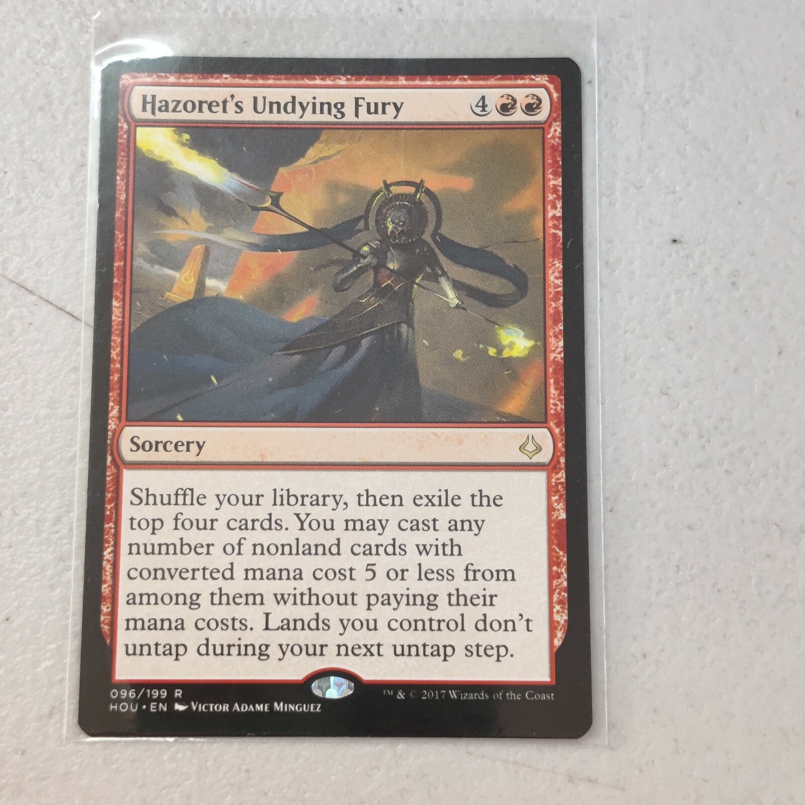 MTG HOU Hour of Devastation HAZORET'S UNDYING FURY Magic The Gathering ...