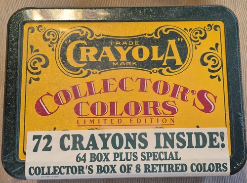 Unopened 1991 Crayola Crayon Collector's Colors Limited Edition Tin | eBay
