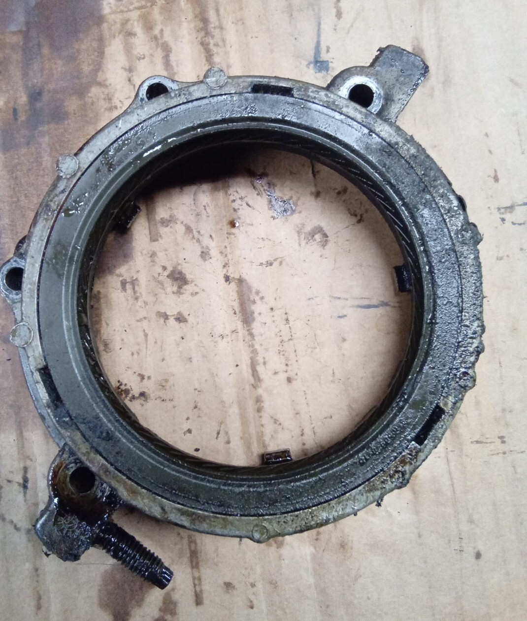 1988 Chevy C1500 5.7 Tbi Rear Main Seal Housing Sbc 350 L05 L03 Small ...