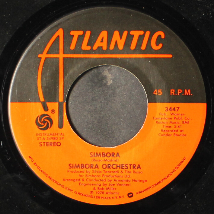 SIMBORA ORCHESTRA: brazuca / simbora ATLANTIC 7" Single 45 RPM | eBay