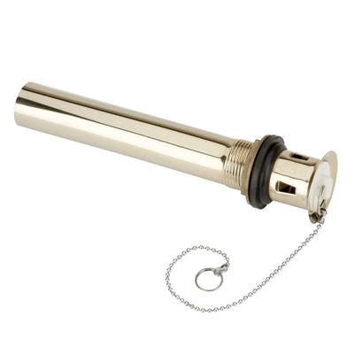 Sink Drain Pull Out Plug Solid Brass With Overflow | Renovator's Supply ...