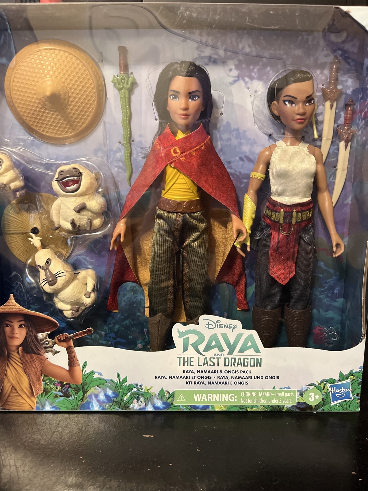 HASBRO Disney RAYA and the Last Dragon Raya Namari Ongis Doll Action ...