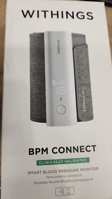 Withings BPM Connect Digital Blood Pressure Heart Rate Monitor - White ...