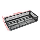 Universal ATV Front & Rear Cargo Basket Set Luggage Carrier Hauler ...