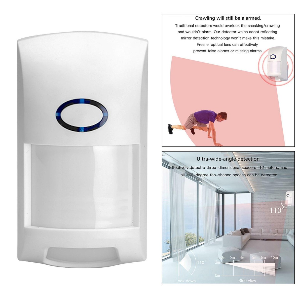 Exterior Wireless Motion Sensors Solar Light Wireless Motion Sensor