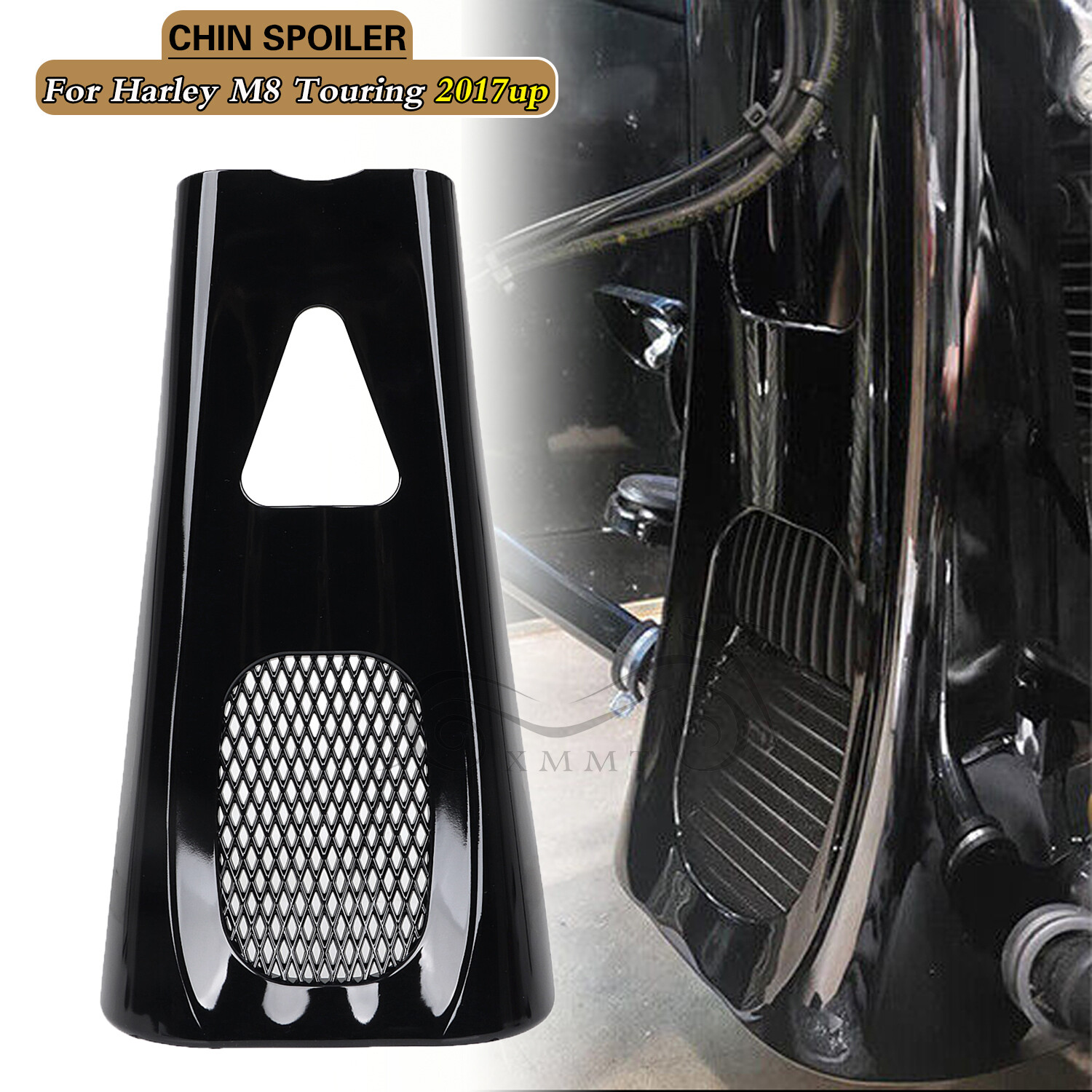 Stretched Chin Spoiler Scoop For Harley Touring Street Glide Road King ...
