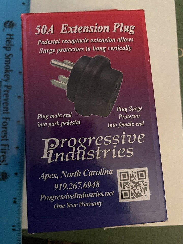 Progressive Industries 50A PLUG 50 Amp Extension Plug for Surge ...