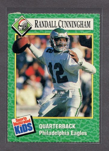 1990 Randall Cunningham Sports Illustrated for Kids #110 Eagles January ...