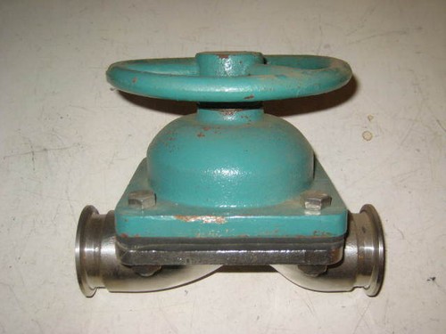 Ladish/Tri-clover 2" cross body valve , Tri-Clamp , Stainless Body (A1 ...