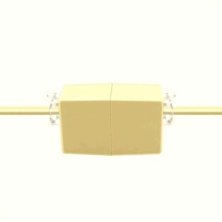 4X TELEPHONE Line COUPLER Double Female Jack Modular Line Cord Wire ...