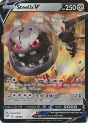 Steelix V 115/185 Ultra Rare Vivid Voltage Pokemon TCG | eBay