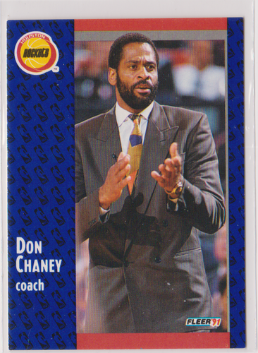 Don Chaney Rockets Coach 1991-92 Fleer Card # 73 Excellent | eBay