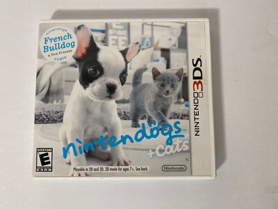 Nintendo 3DS Nintendos + Cats French Bulldog & New Friens Cats | eBay