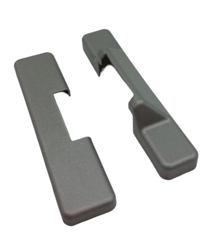 MACO Abdeckkappen SET silber für Multi Matic Beschläge Bandkappe Drutex ...