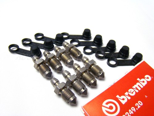4x Sets Of Genuine Porsche Brembo Caliper Bleed Nipples Screws ...
