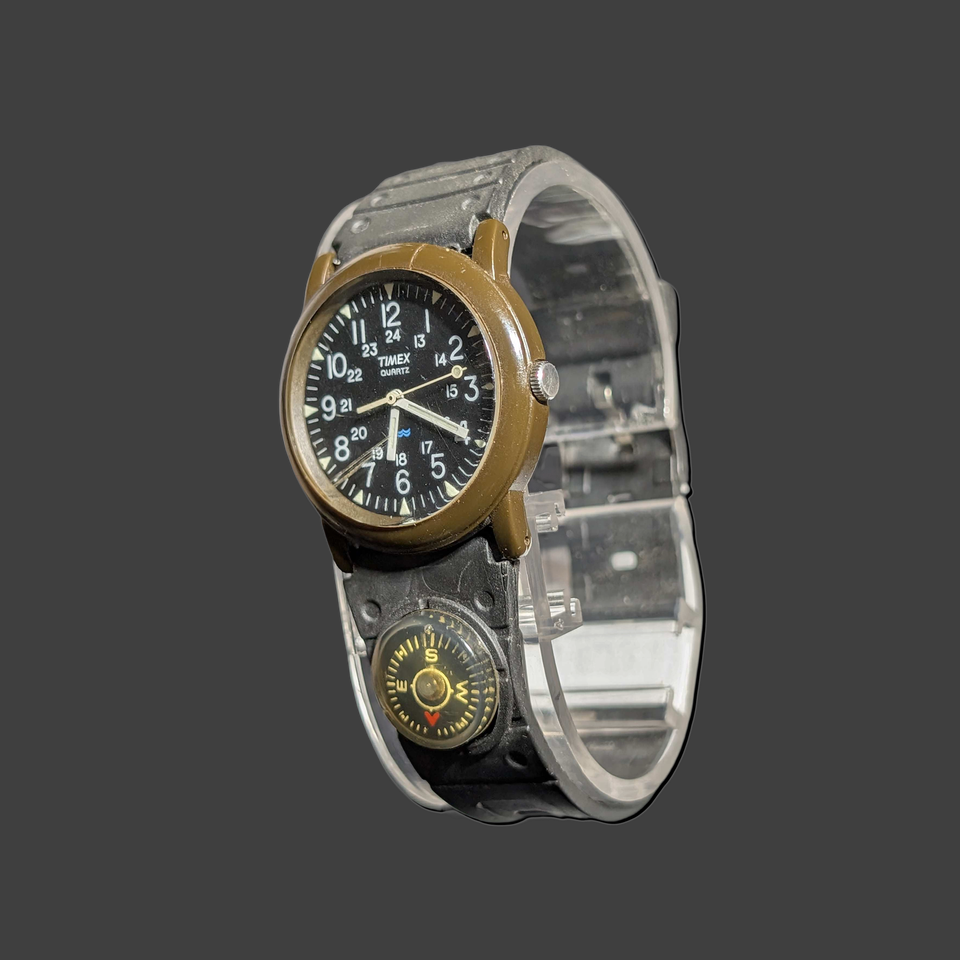 Vintage Timex Field Camper Macgyver Military 24HR Watch Quartz | eBay