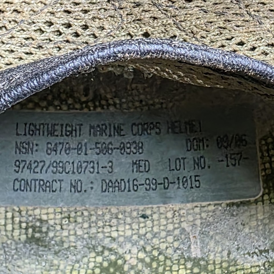 GWOT USMC LWH Lightweight Combat Helmet USGI Marine Corps Medium | eBay