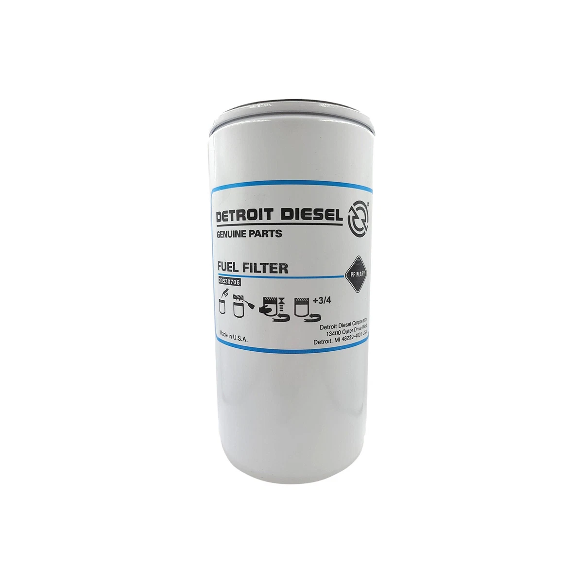 Detroit Diesel Series 60 Oil Filter Kit Two 23530573 Fumoto, 02/27/2024